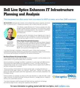 Dell live optics enhances it infrastructure planning and analysis ...